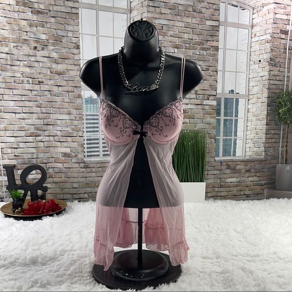 inner secrets | Intimates & Sleepwear | Womens Inner Secrets Pink Black ...